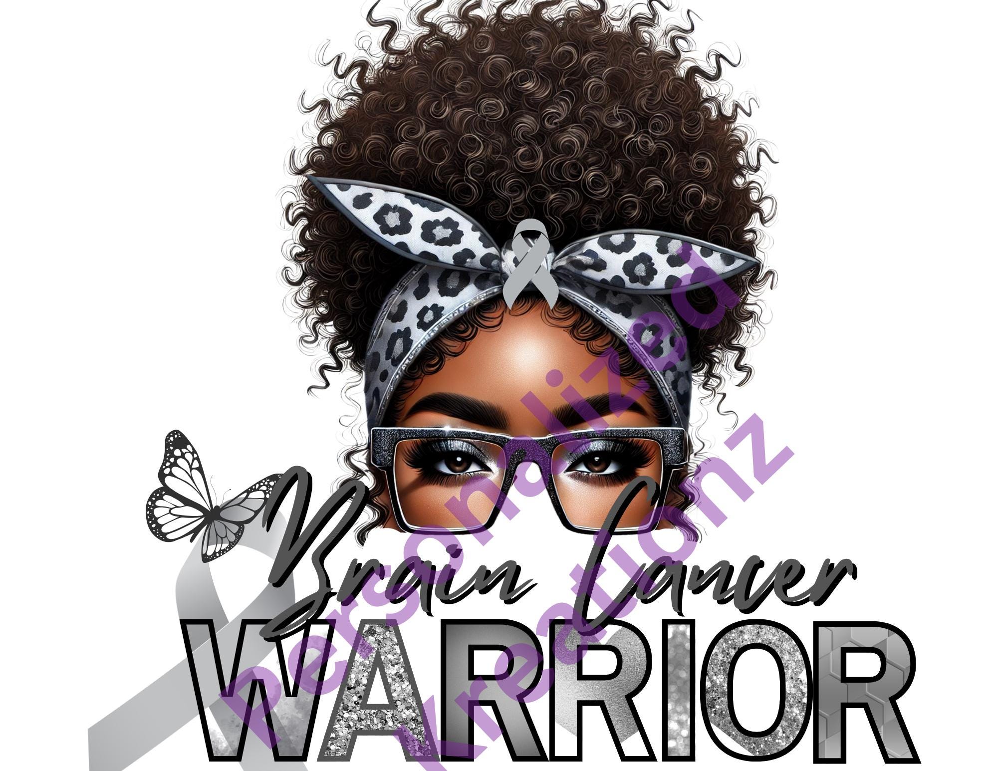 Cancer Awareness Canva Templates: Editable Warrior Designs (digital ...