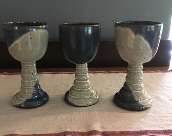 Pottery goblets | Etsy