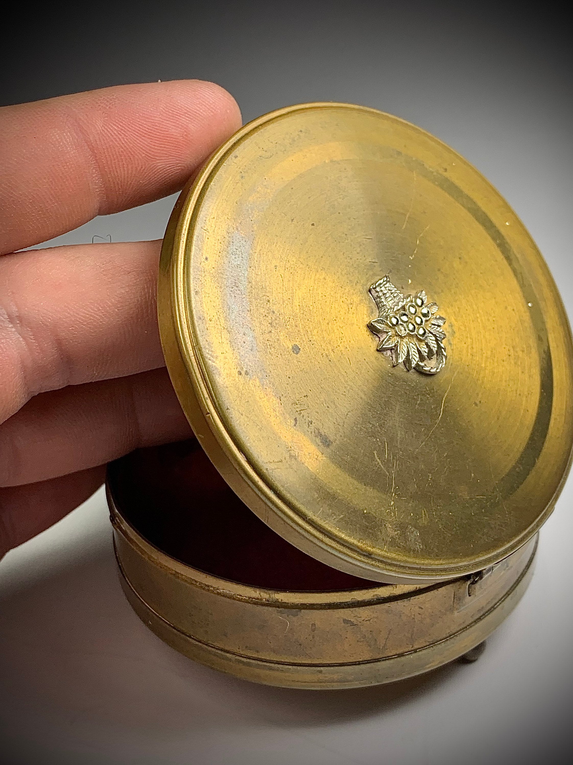 1960s Margaret Rose Trinket Box With Marcasite Flowers. Made - Etsy