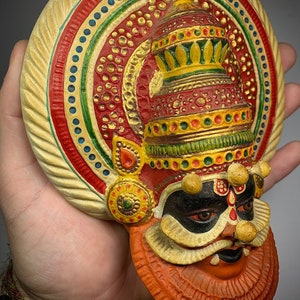Vintage Bannada Vesha Demon Wall Hanging Art. Handmade. Karnataka India ...