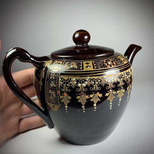 Gold Teapot - Etsy