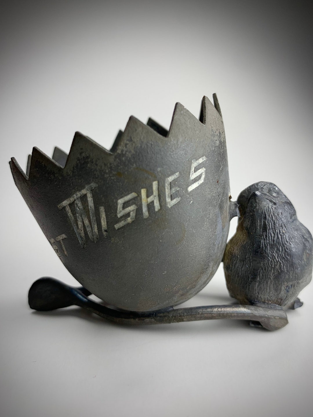 Victorian Era Figural Bird Motif. Toothpick Holder. Egg & Wishbone ...