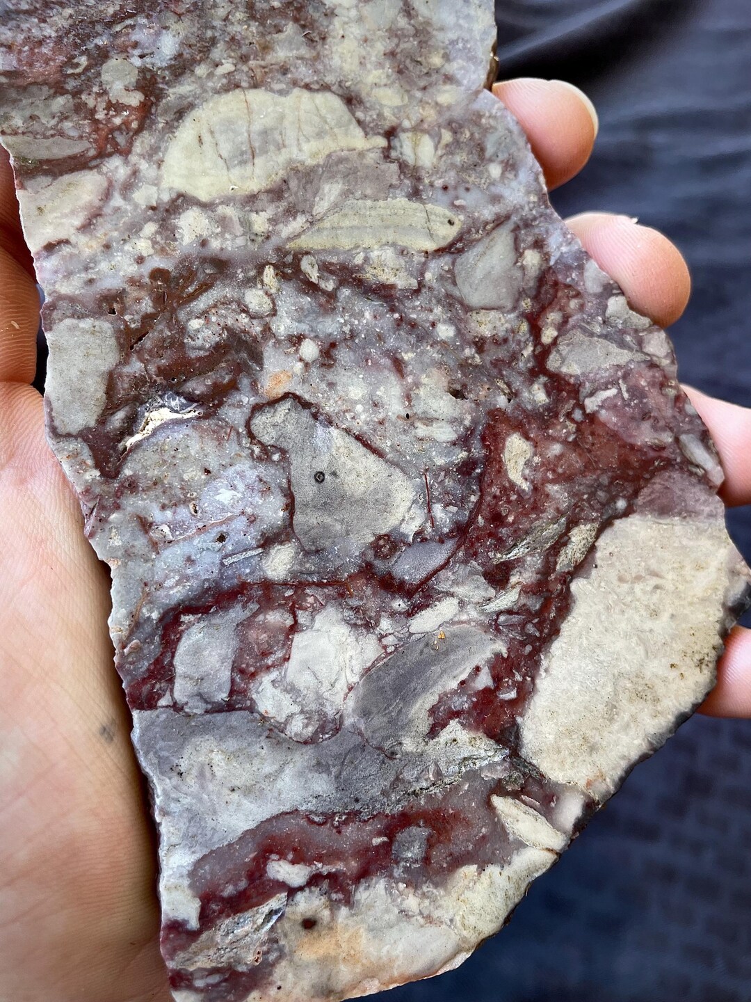 Large Rhyolite Slab: Lapidary Rough, Unique Stone - Etsy