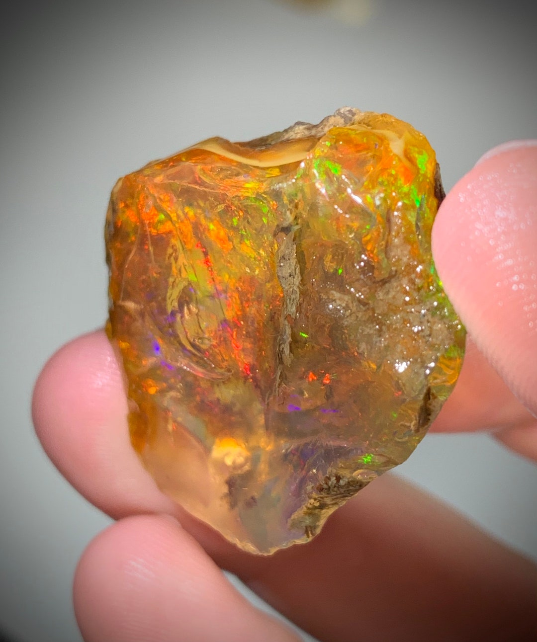 Ethiopian Water Opal Crystal Specimen 90cts. High Quality - Etsy