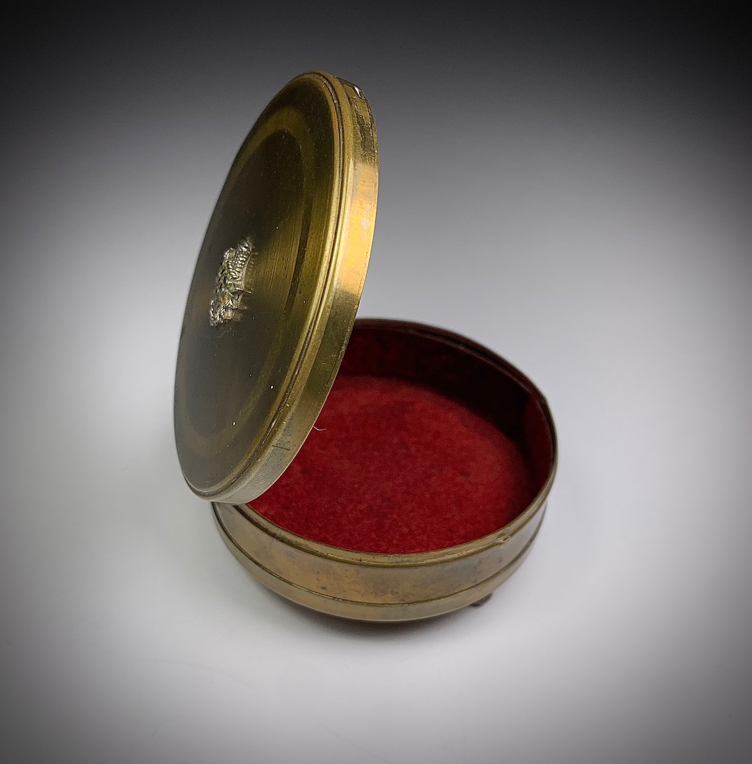 1960s Margaret Rose Trinket Box With Marcasite Flowers. Made in England ...