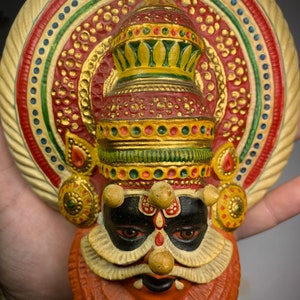 Vintage Bannada Vesha Demon Wall Hanging Art. Handmade. Karnataka India ...