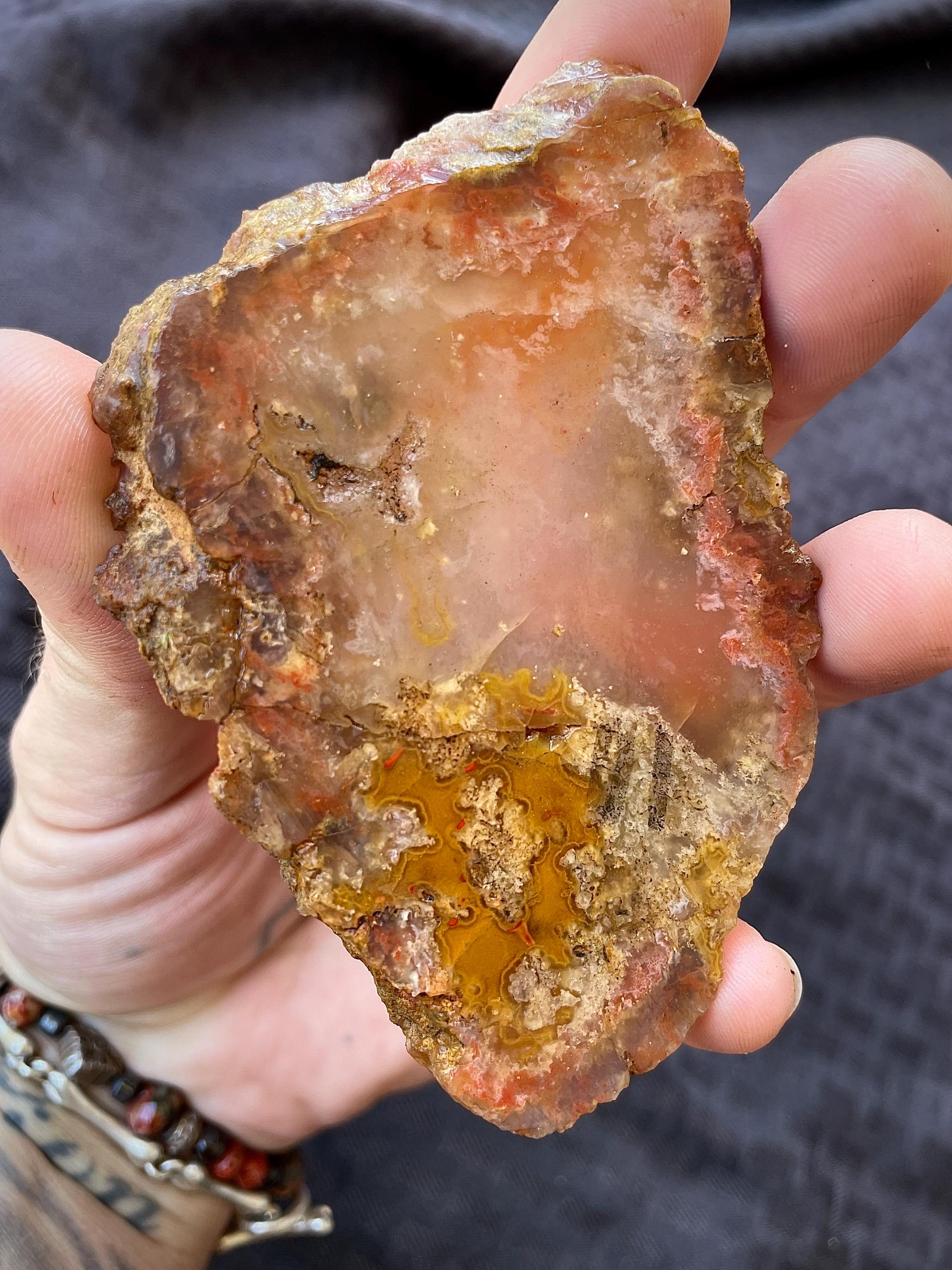 Paint Rock Agate Slab: Alabama Lapidary Rough - Etsy