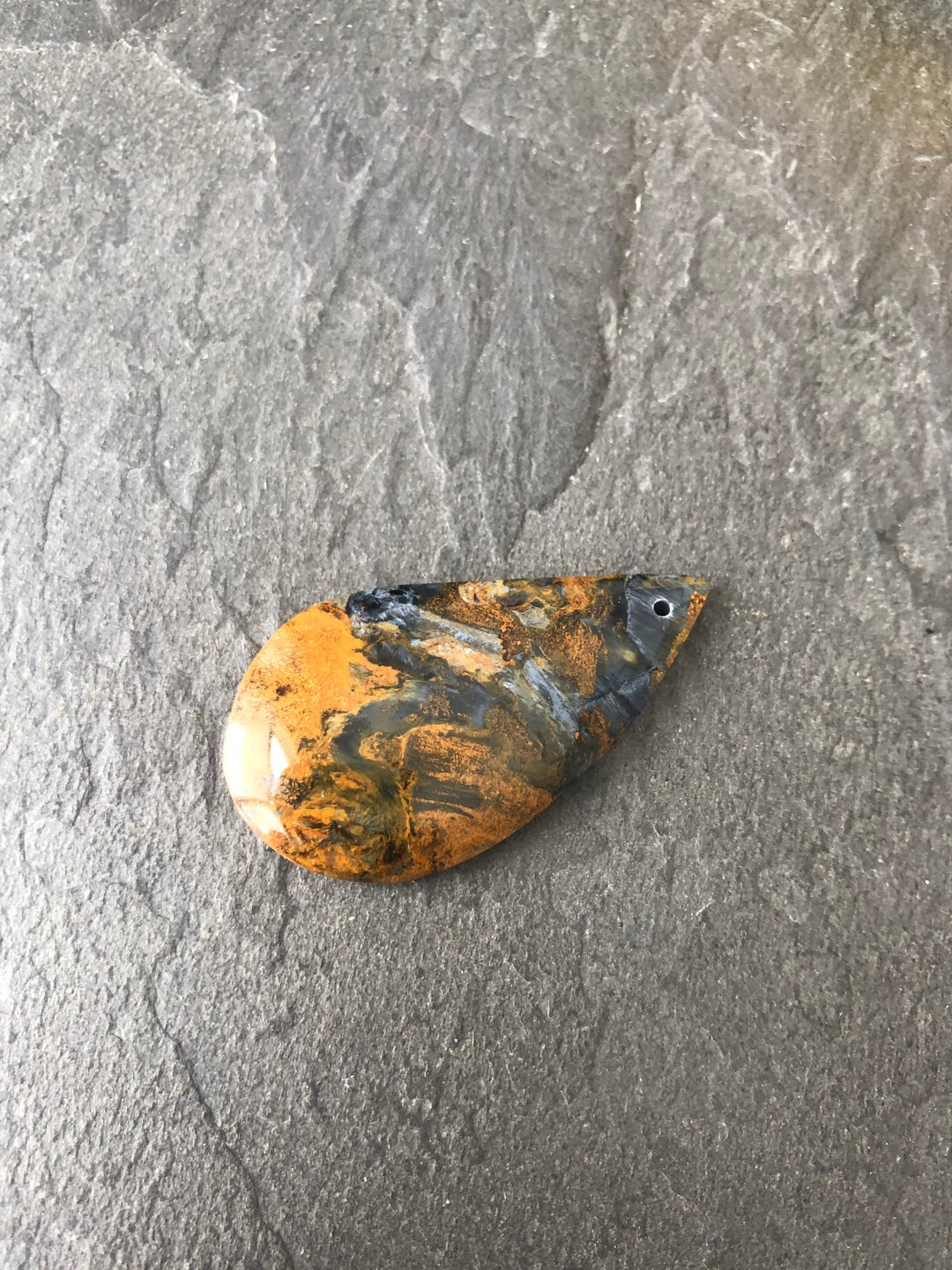 Natural Freeform African Pietersite Pendant Bead Drilled Focal Gemstone ...