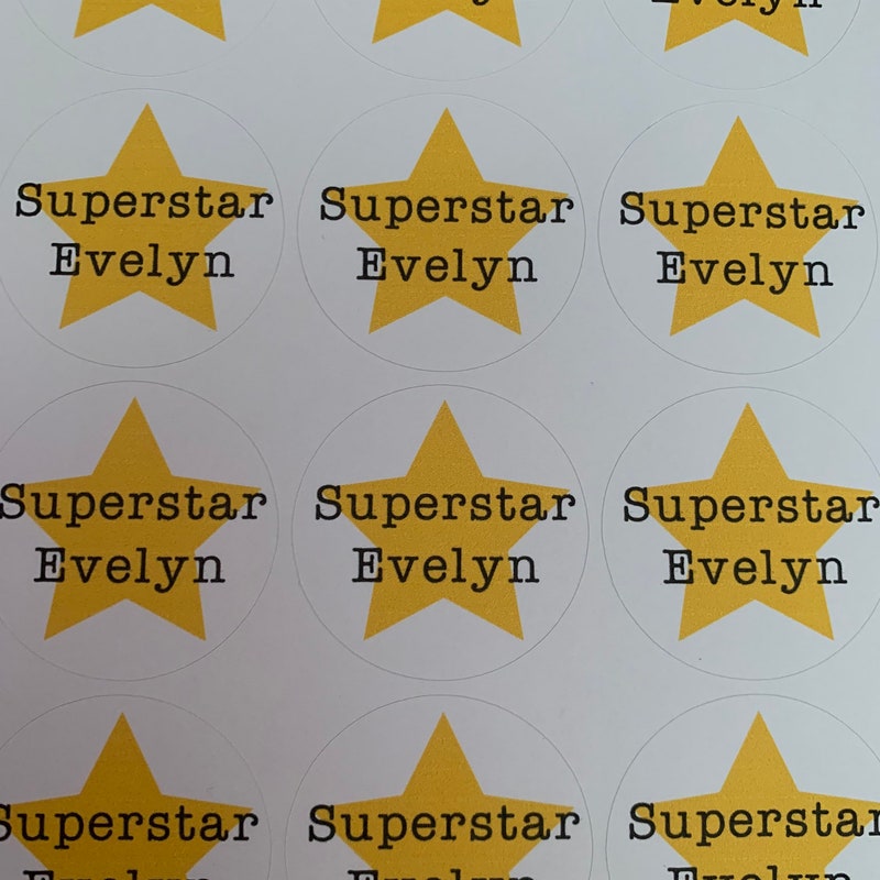 Star Stickers - Etsy