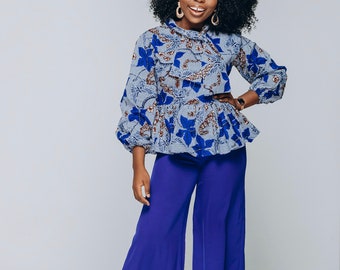 African Print Top - Etsy