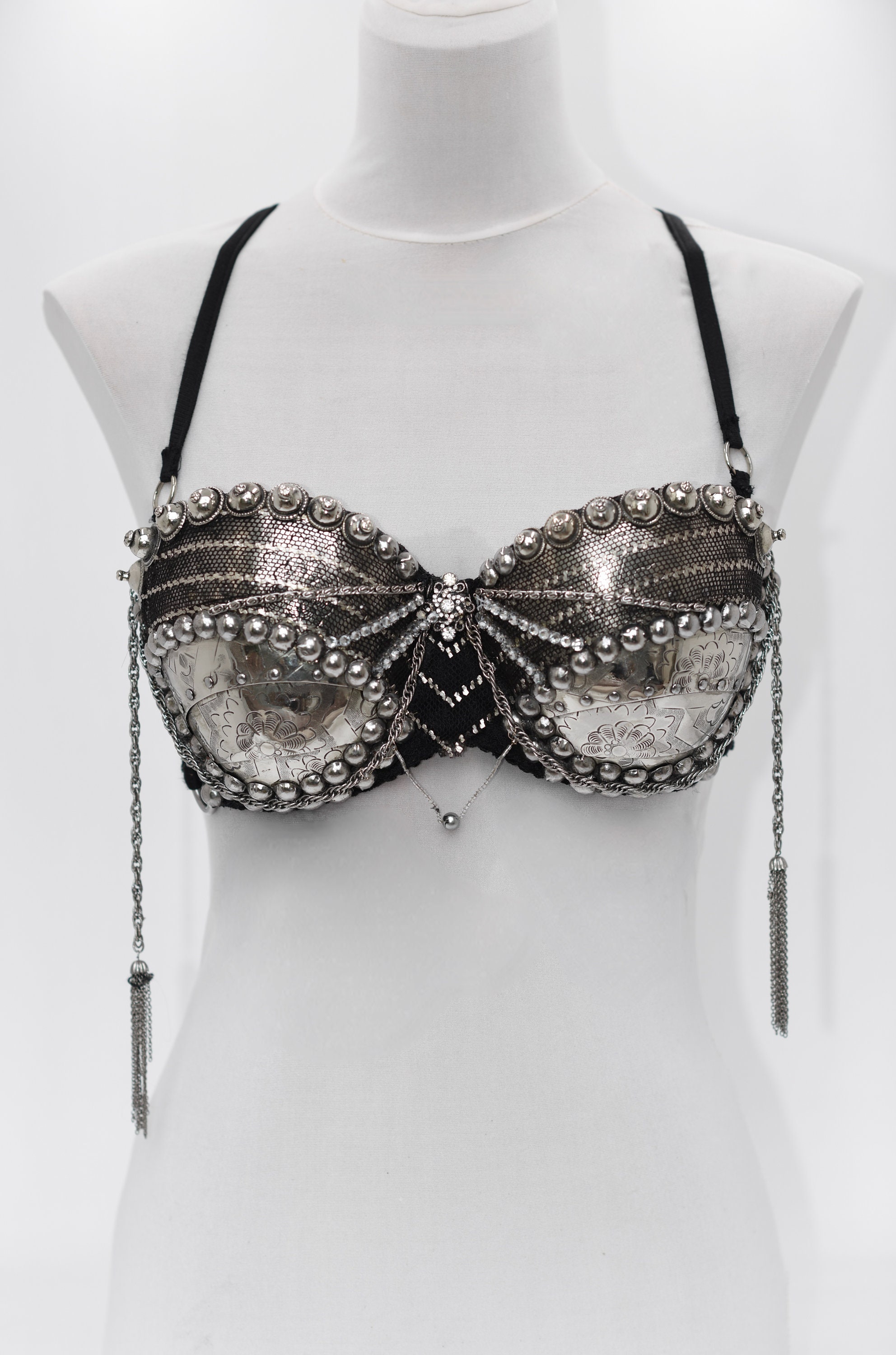 METAL BRA Art Deco Geometrical With Assuit - Etsy