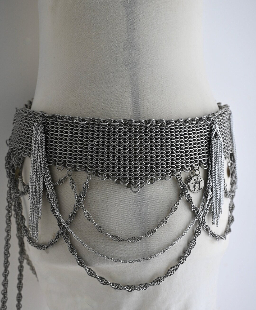 Chain Maille Full Costume: Belt and Choker (bra Available Also) - Etsy