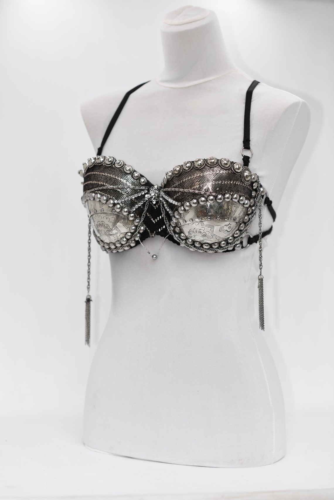 METAL BRA Art Deco Geometrical With Assuit - Etsy