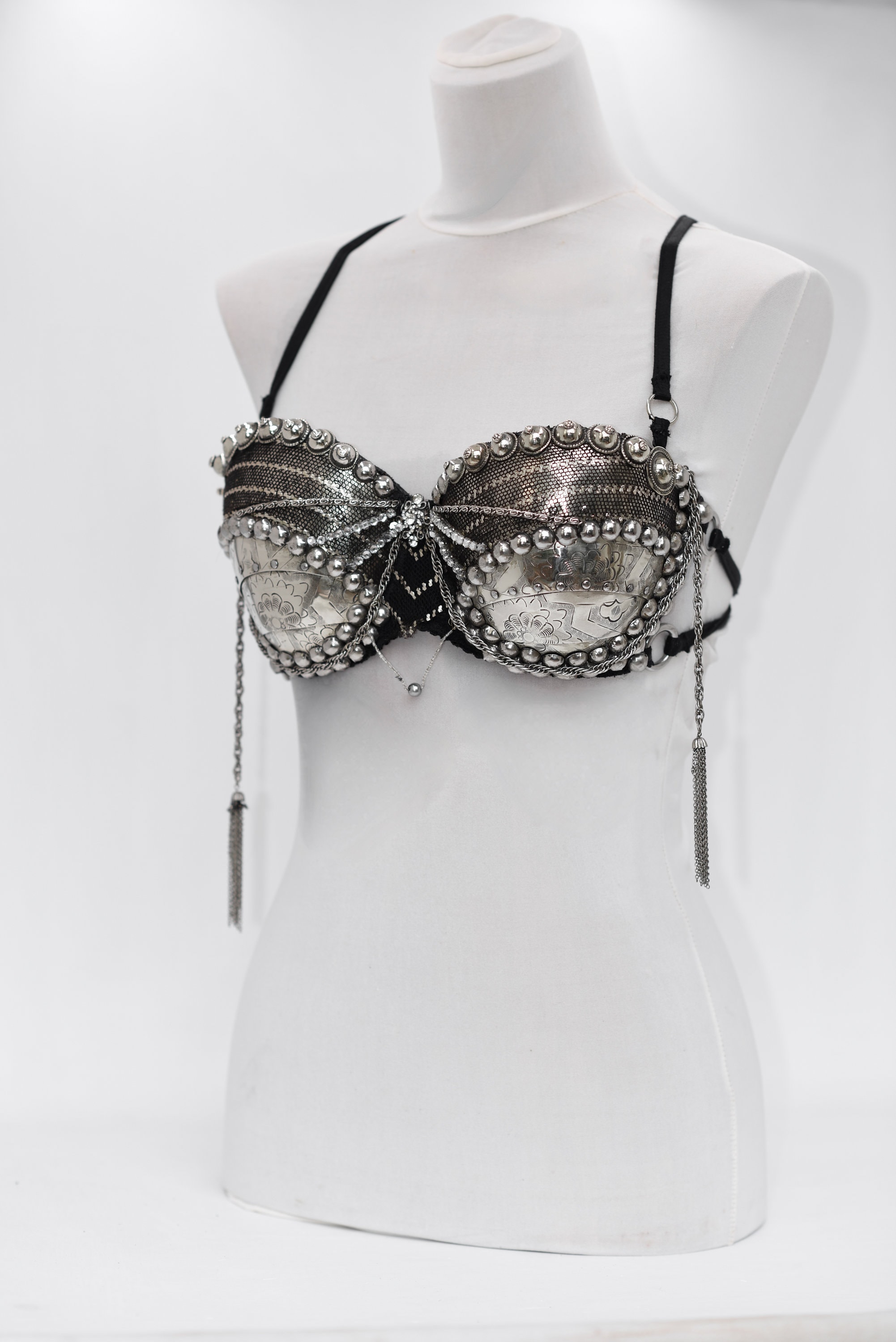 METAL BRA Art Deco Geometrical With Assuit - Etsy