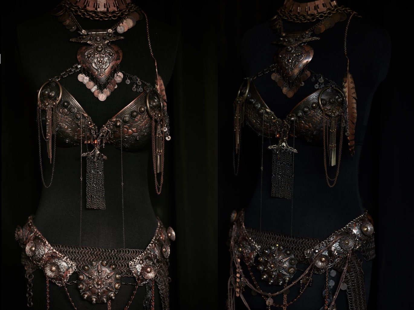 CUSTOM Copper Metal Bra - Etsy