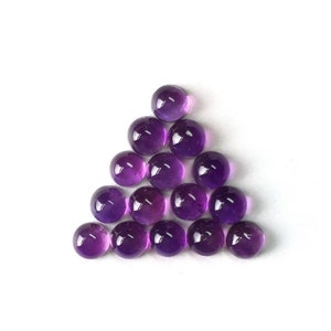 20 Pieces 4mm AAA Amethyst Smooth Round Cabochon Cab AAA 4mm - Etsy