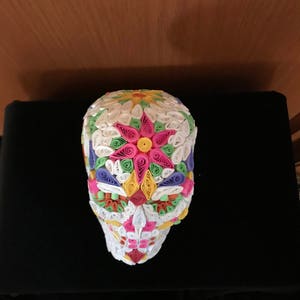 Sugar Skull 3D Quilled Paper - Etsy