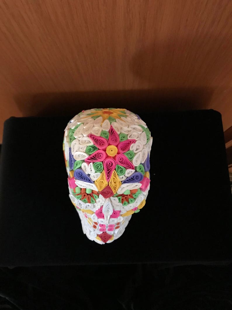 Sugar Skull 3D Quilled Paper - Etsy