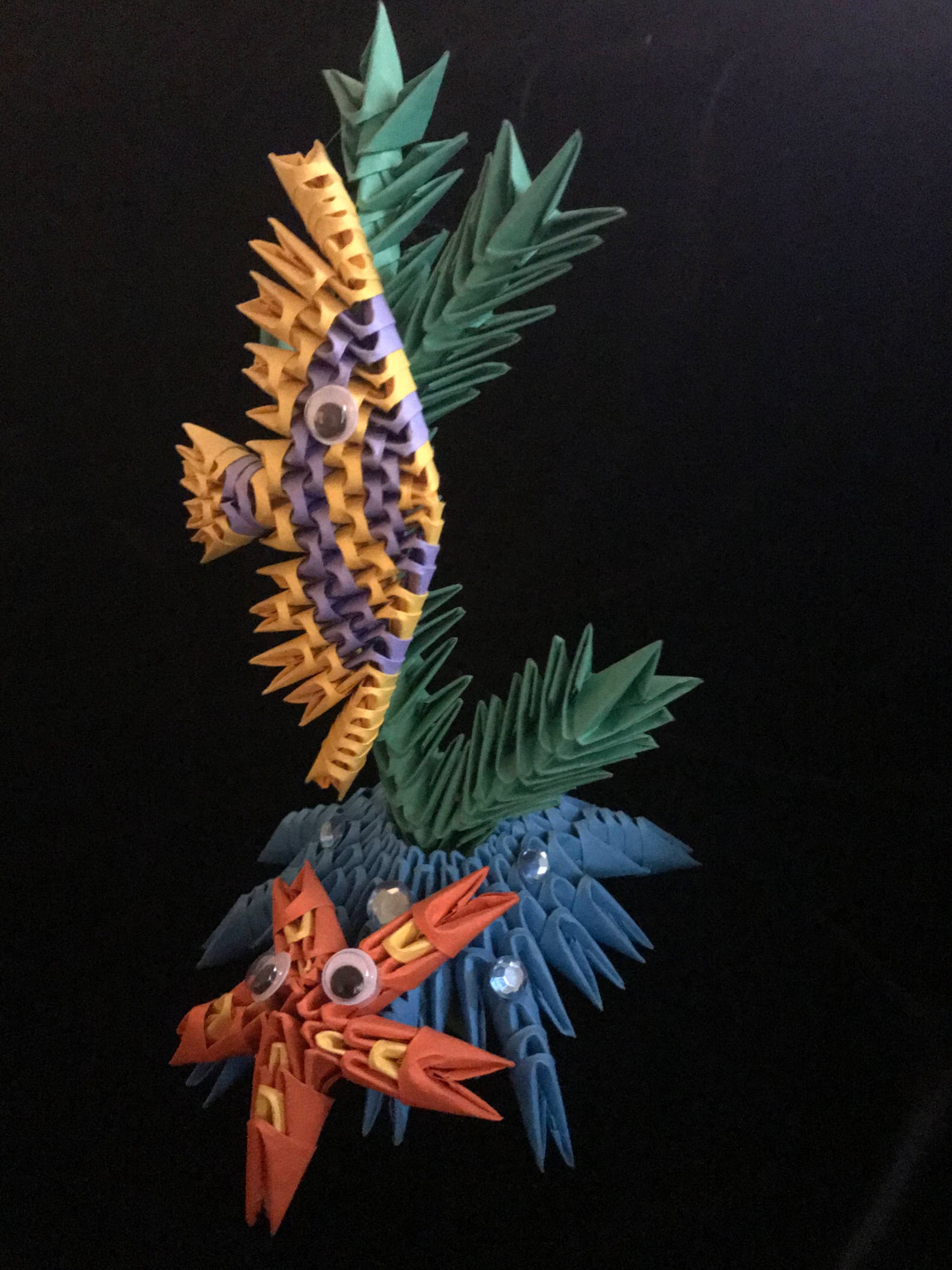 3D Origami Fish and Star Fish - Etsy