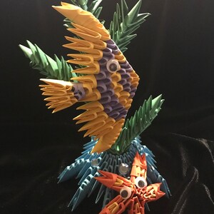 3D Origami Fish and Star Fish - Etsy