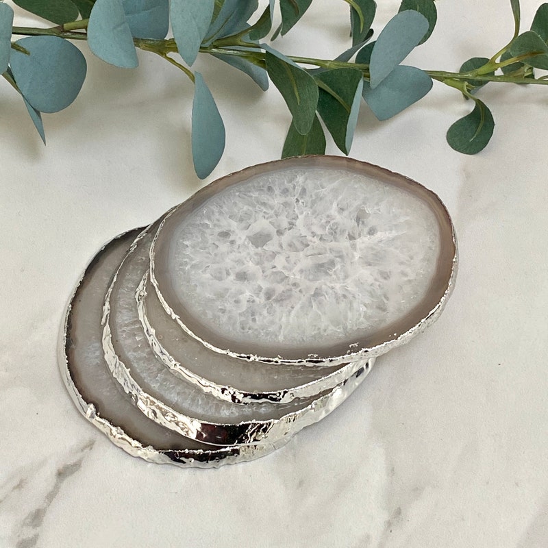 Agate Coasters - Etsy