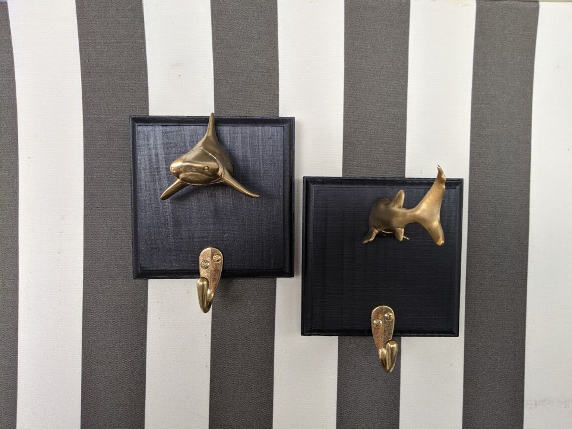 Heads and Tails Set- Custom Wall Decor - Zoo Animal - Hook and Hangar ...