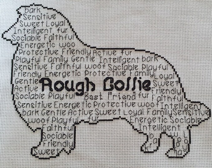 Rough Collie Cross Stitch Pattern - Etsy Canada