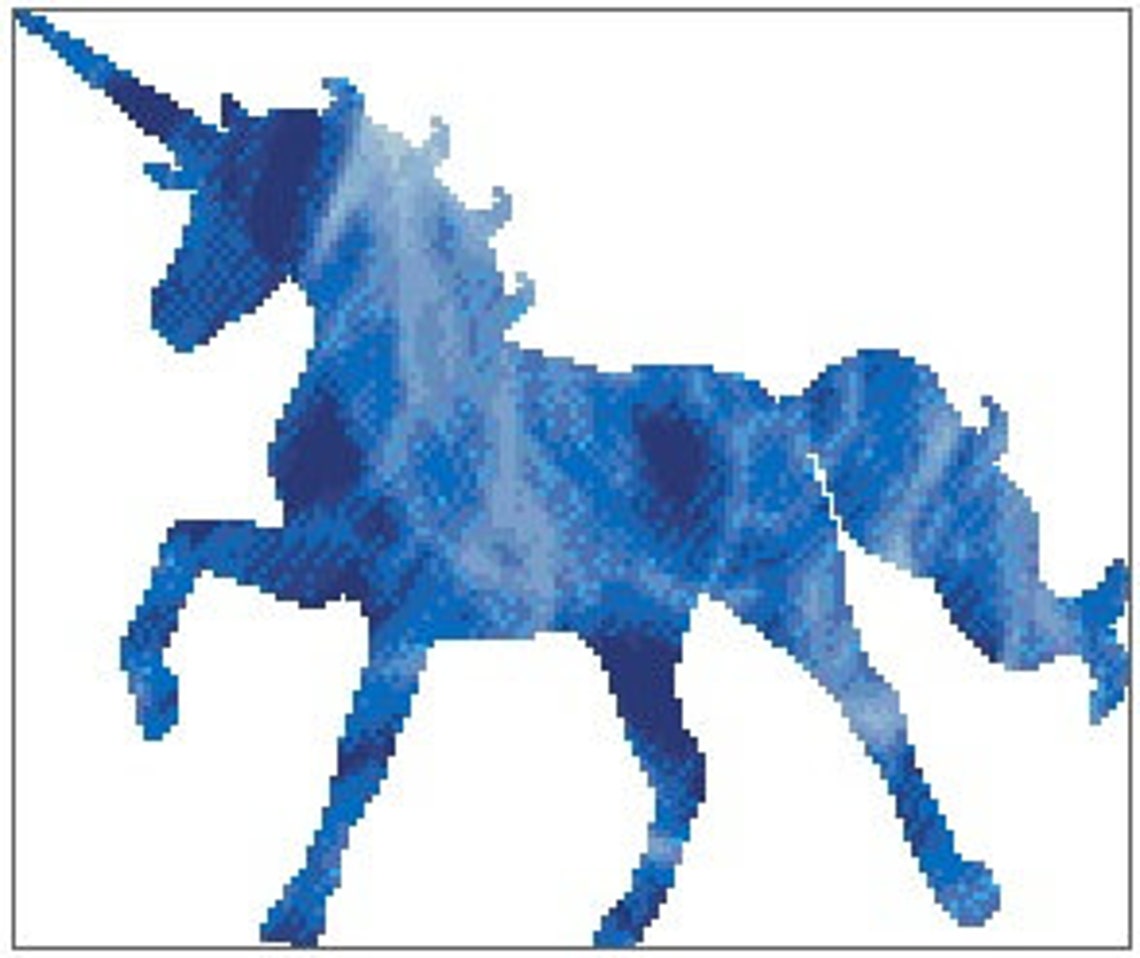Unicorn Spirit Guide Cross Stitch Chart - Etsy