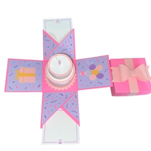 Birthday Cake Explosion Box - Etsy