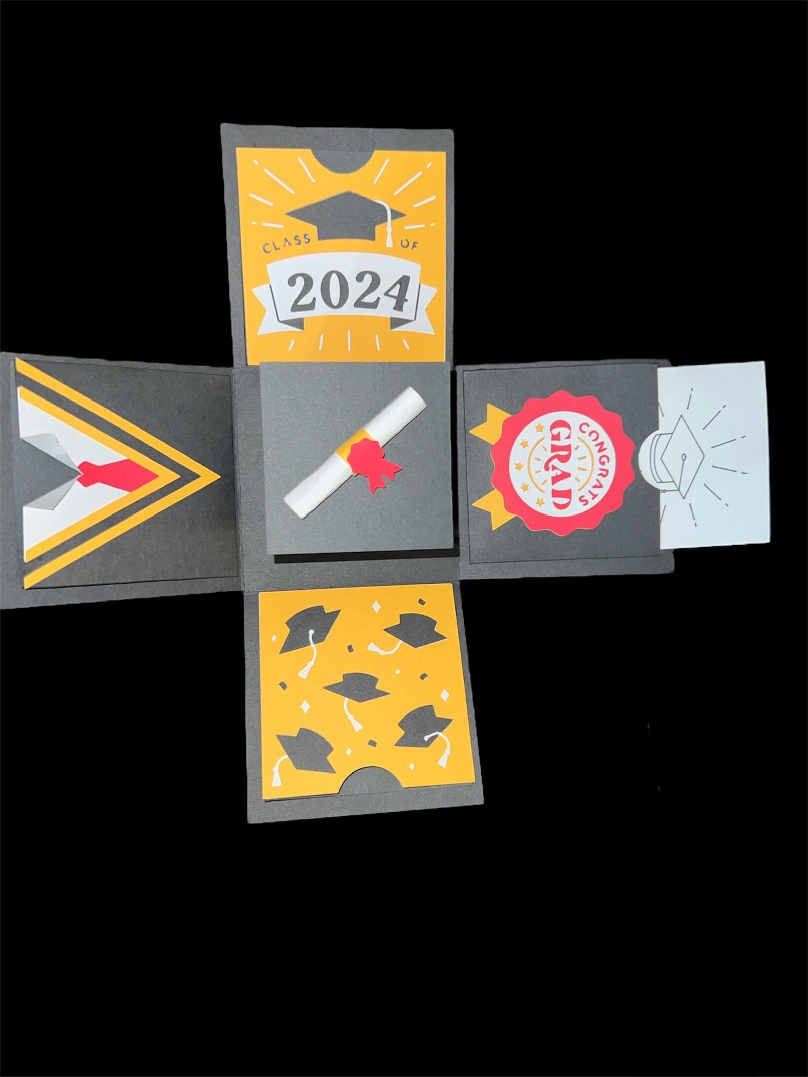 Graduation Explosion Box - Etsy