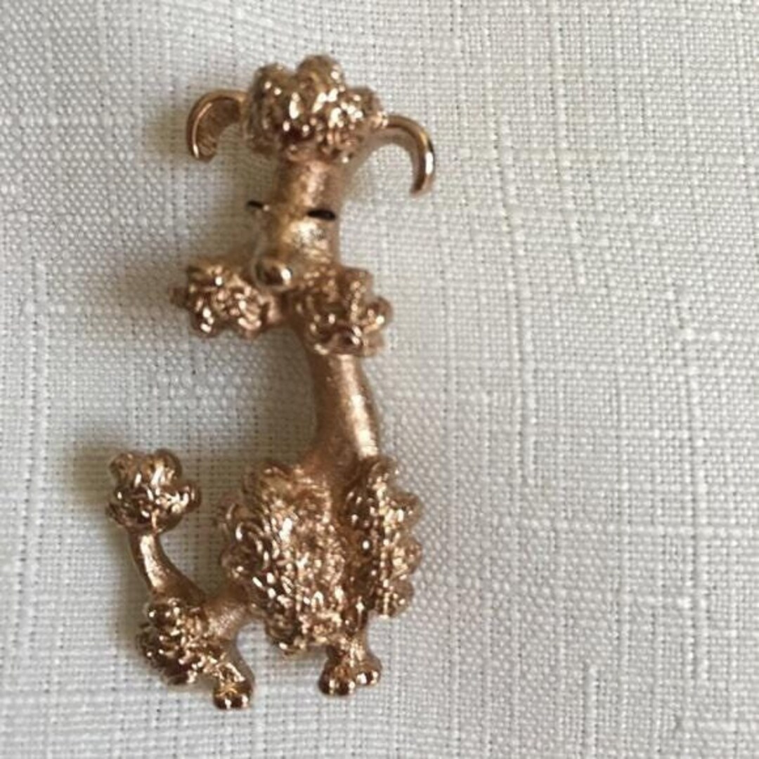 Vintage Avon French Poodle Brooch Pin Gold Tone 2' X 1' - Etsy