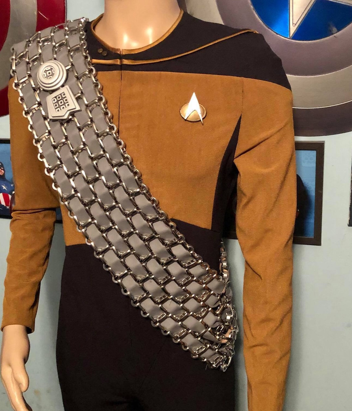 Star Trek Worf Baldric sash Klingon TNG DS9 Prop Costume - Etsy