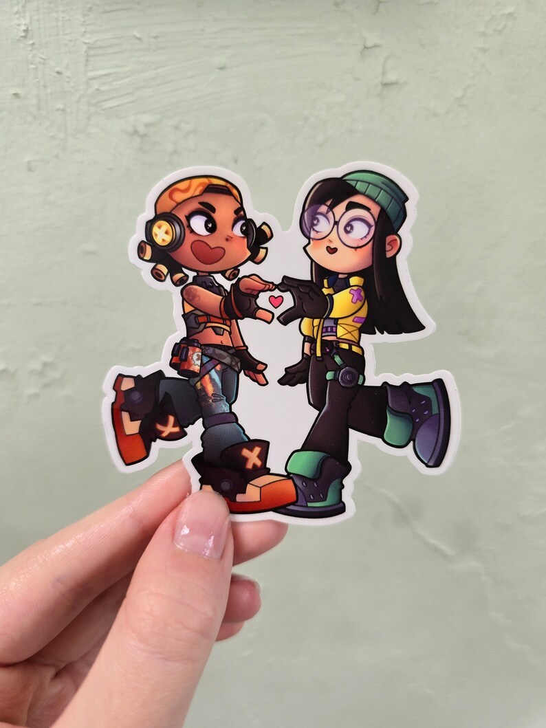 Valorant Raze X Killjoy 3 Vinyl Sticker Die Cut Sticker Laptop Sticker ...