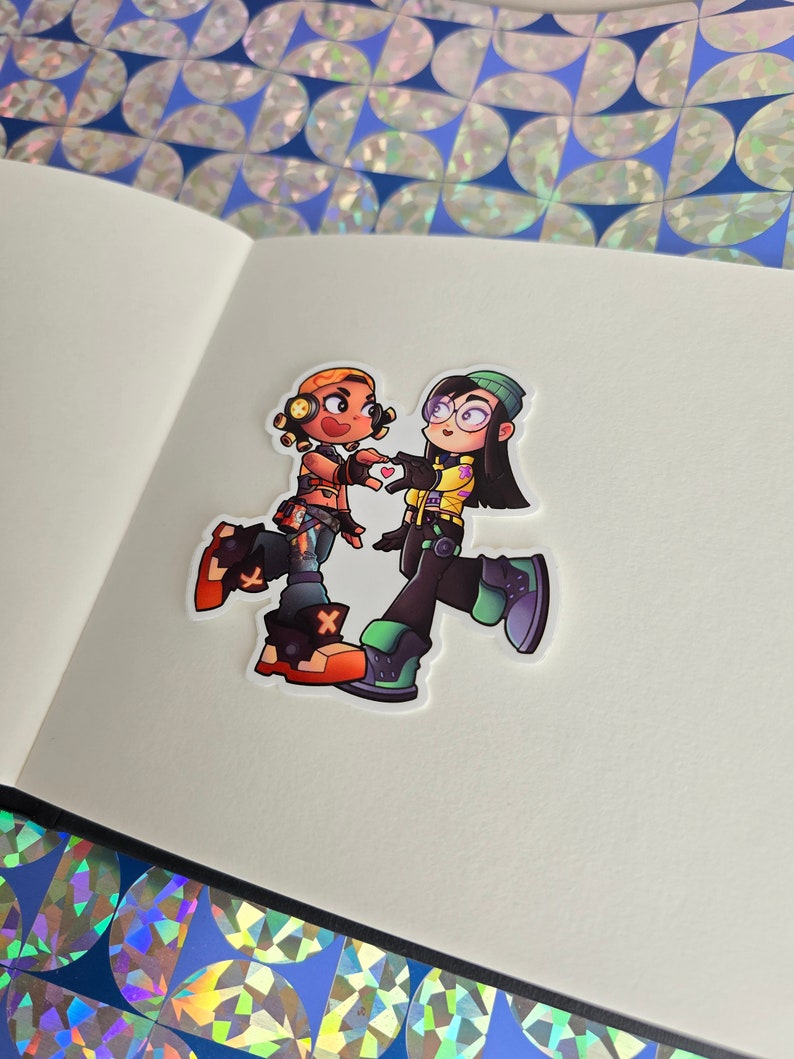 Valorant Raze X Killjoy 3 Vinyl Sticker Die Cut Sticker Laptop Sticker ...