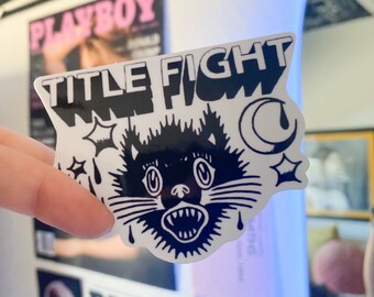 Title Fight Bumper Sticker - Etsy