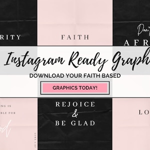 25 Faith Based Graphics for Social Media | Instagram Faith Graphics ...