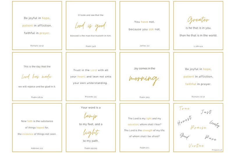 Instagram Bible Verse Graphics | Social Media Ready Quotes | Christian ...