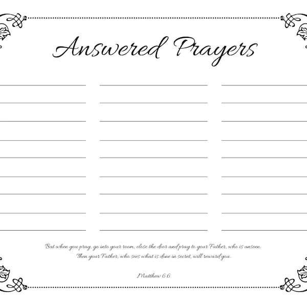 Prayer Reminder - Etsy