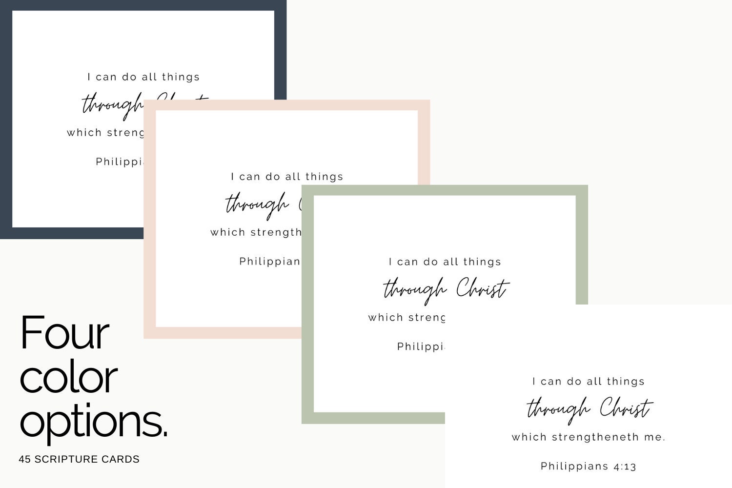 45 Instant Download Scripture Cards | Ready to Print Bible Verses ...