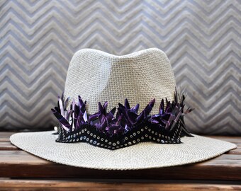 Carnival Straw Hat - Etsy