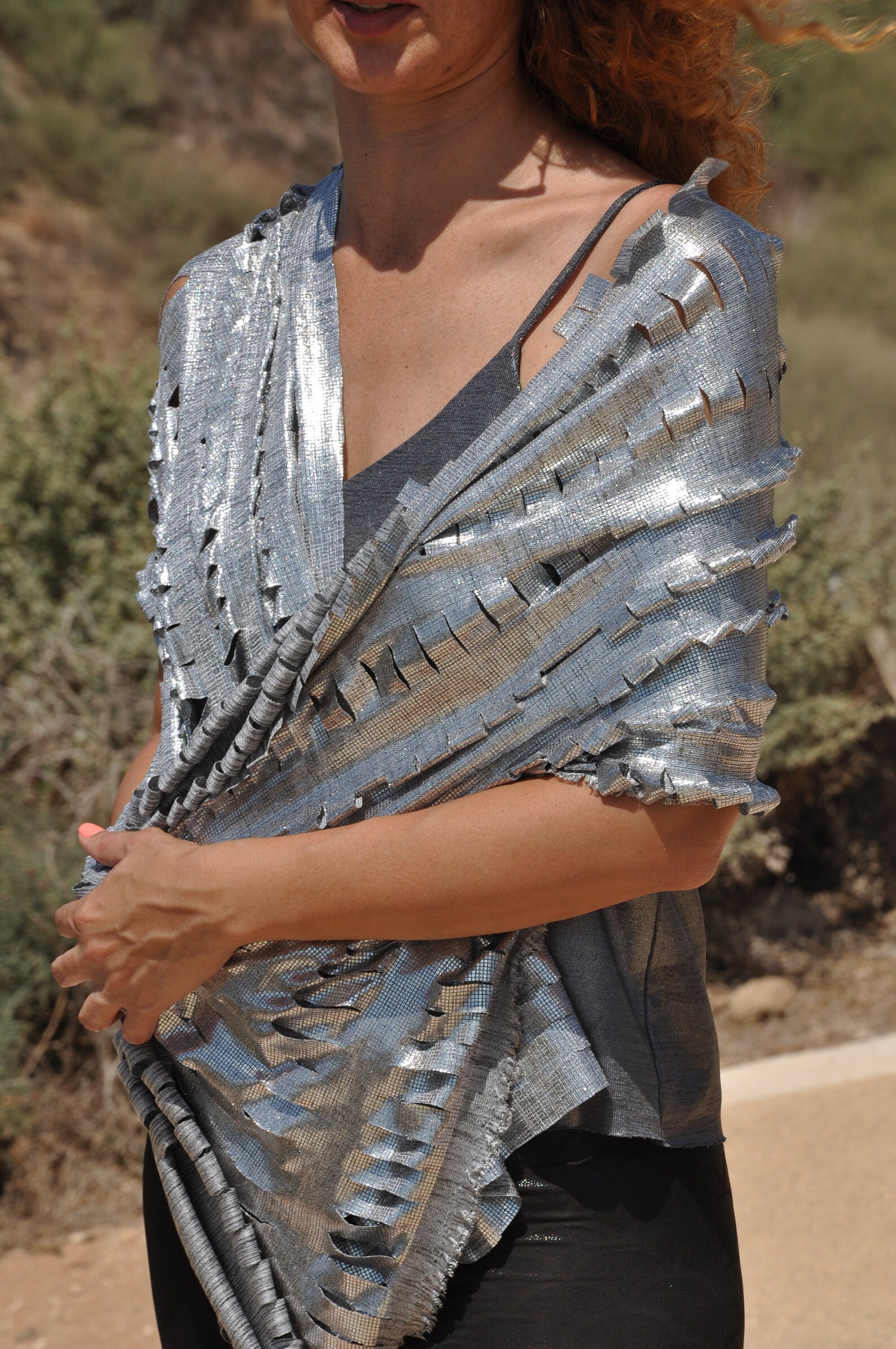 Silver Cape for Christmas Dress - Etsy