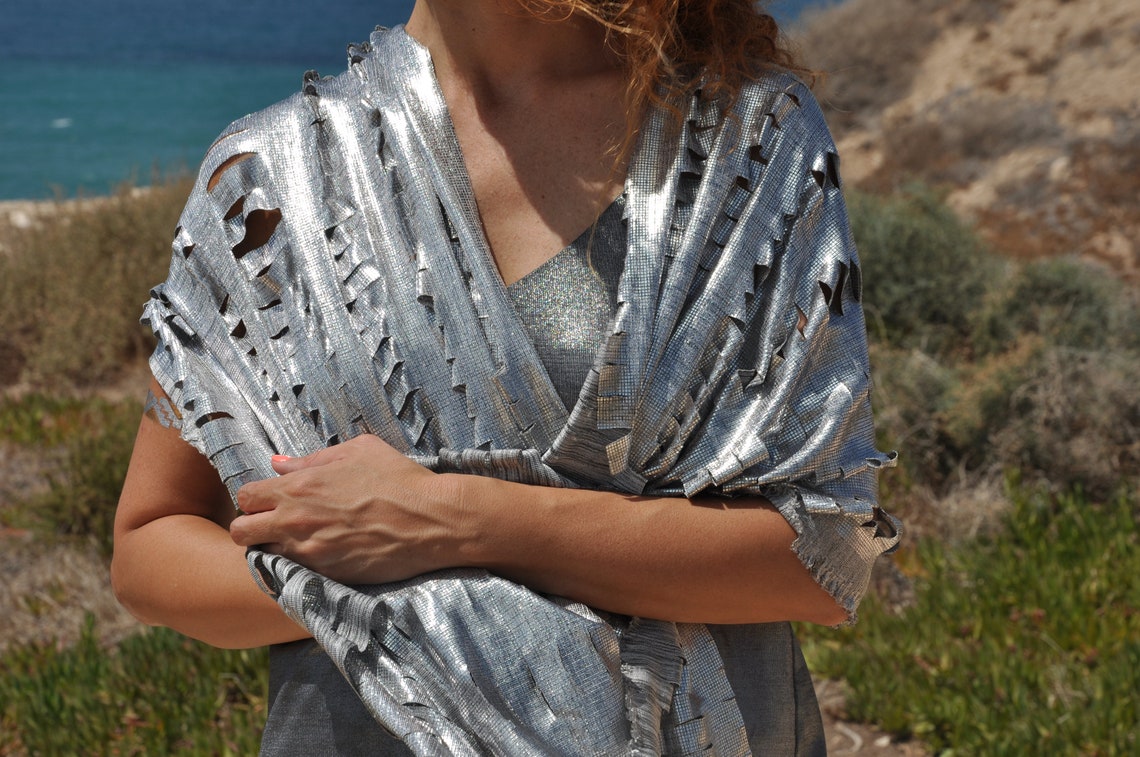 Silver Cape for Christmas Dress - Etsy