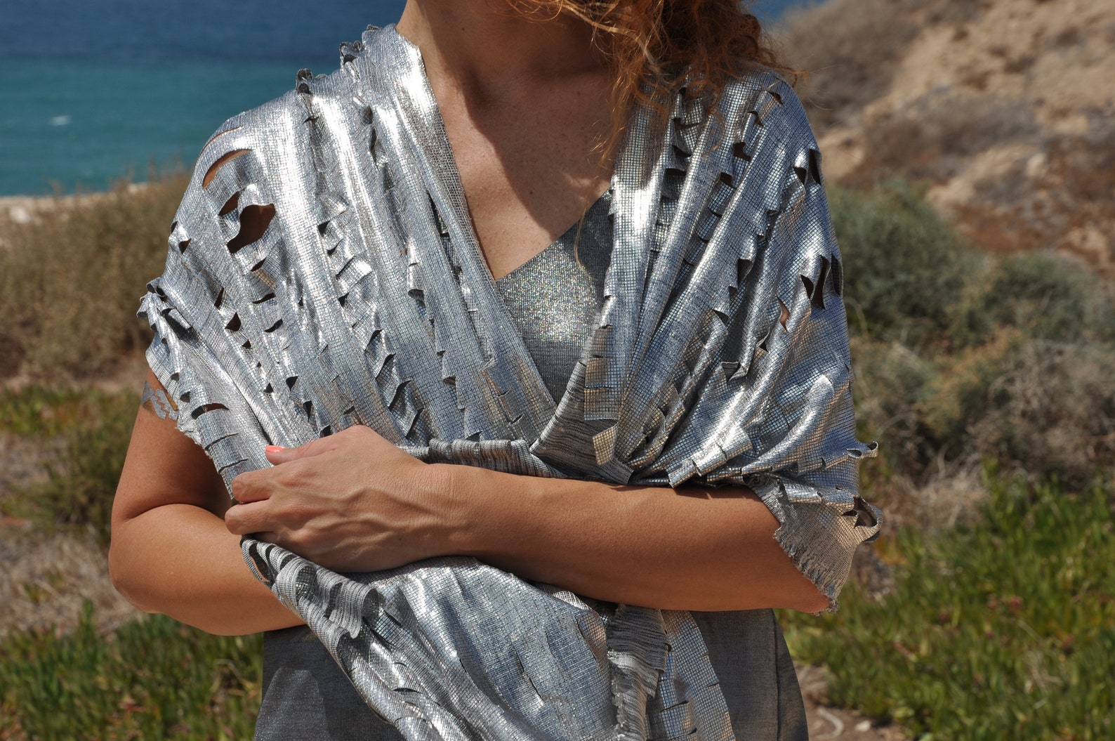 Silver Cape for Christmas Dress - Etsy