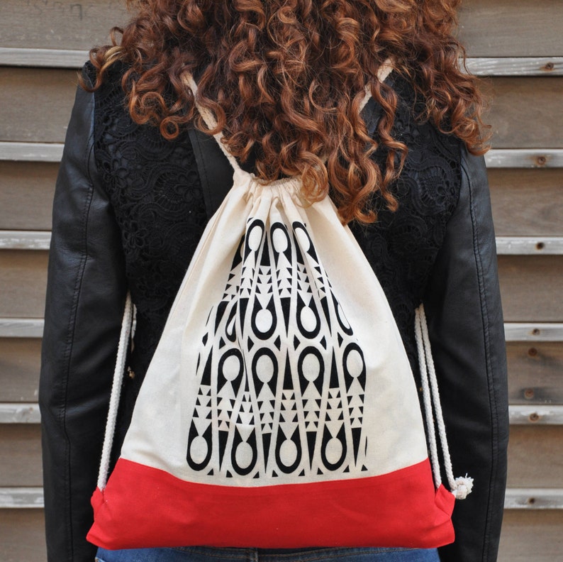 Ethnic Hobo Boho String Bag, Personalized Drawstring Bag - Etsy