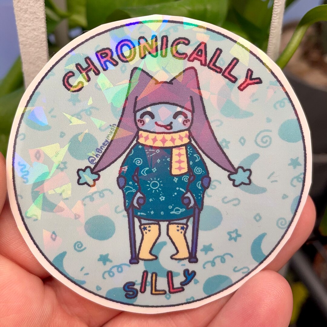 Chronically Silly Sticker - Etsy