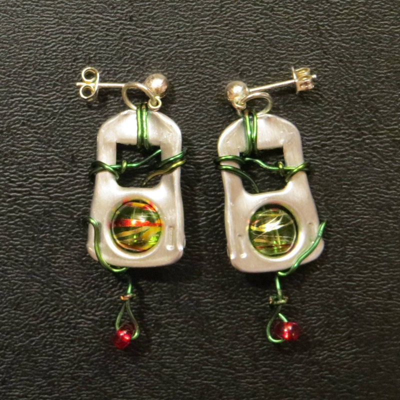 Pop Tab Earrings - Etsy