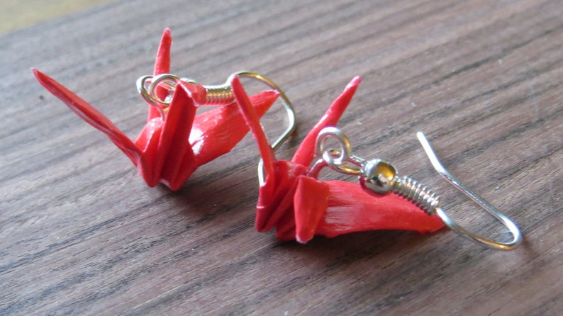 Origami Paper Cranes // Adorable // Cute // Tiny // Animal // Bird ...