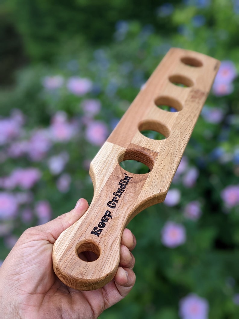 Premium Oak Shot Board With Personalisation - High Quality Handmade ...