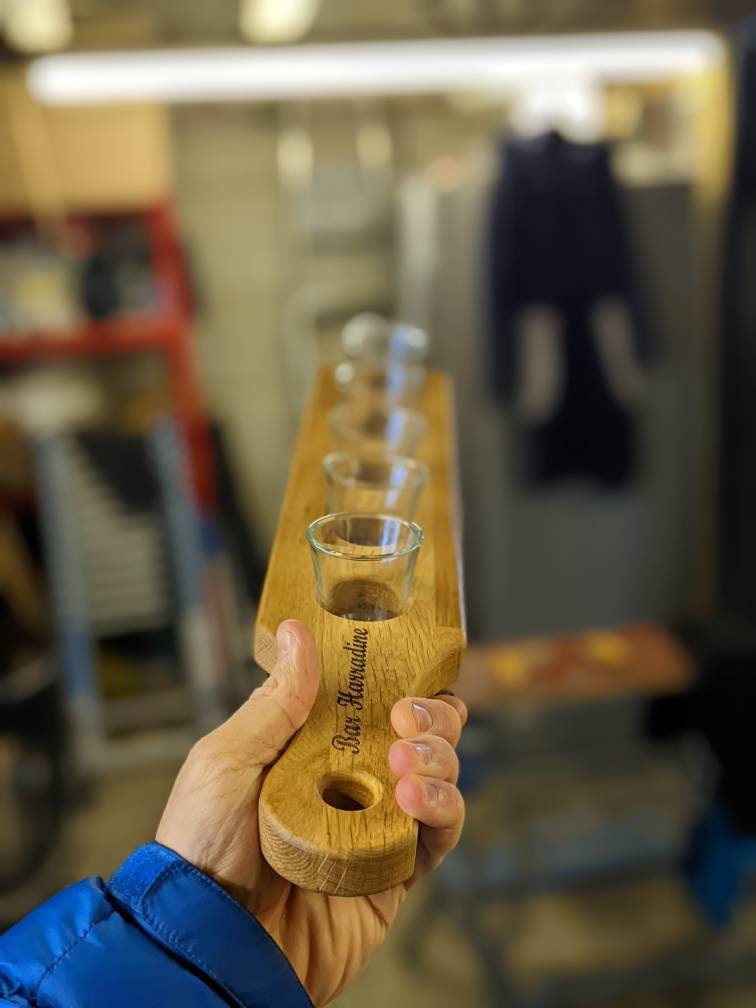 Premium Oak Shot Board With Personalisation High Quality Handmade ...