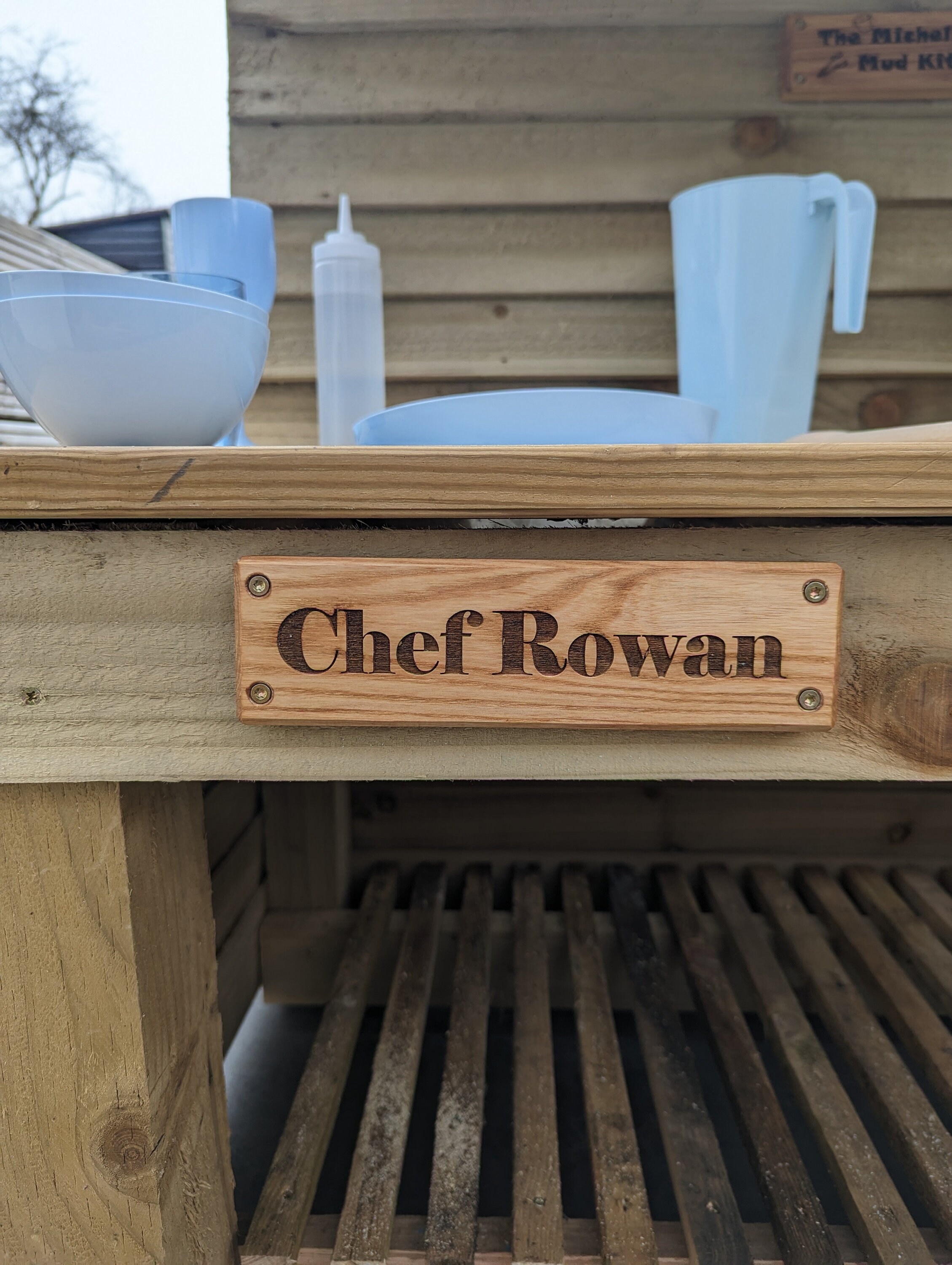 Personalised Mud Kitchen Signs - Chef Signs - Etsy